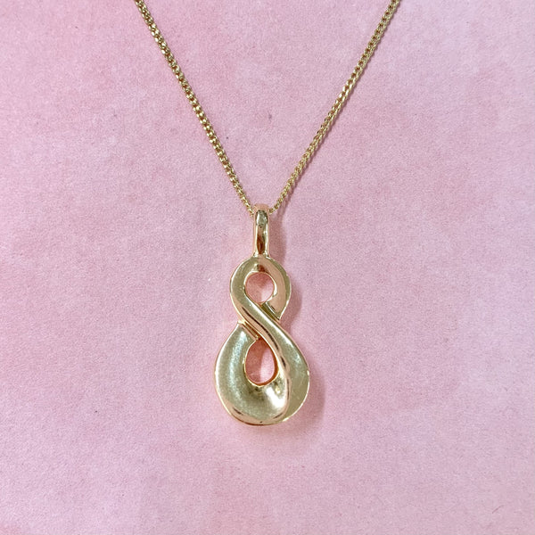 9ct Yellow Gold Infinity Memorial Pendant - G9063 | Jewel of the Bay